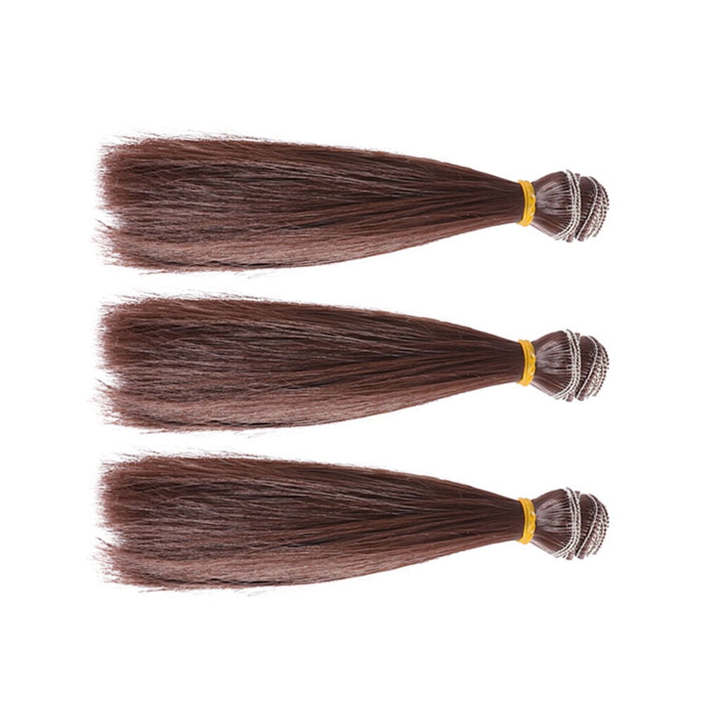 MLINS 3 PCS Doll Hair Replacement Rooting Faux Accessory Baby Child ...