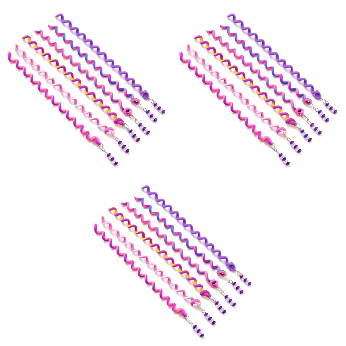 MLINS 3 Pack Hair Clips for Toddler Girls Cute Styling Waver Tool ...