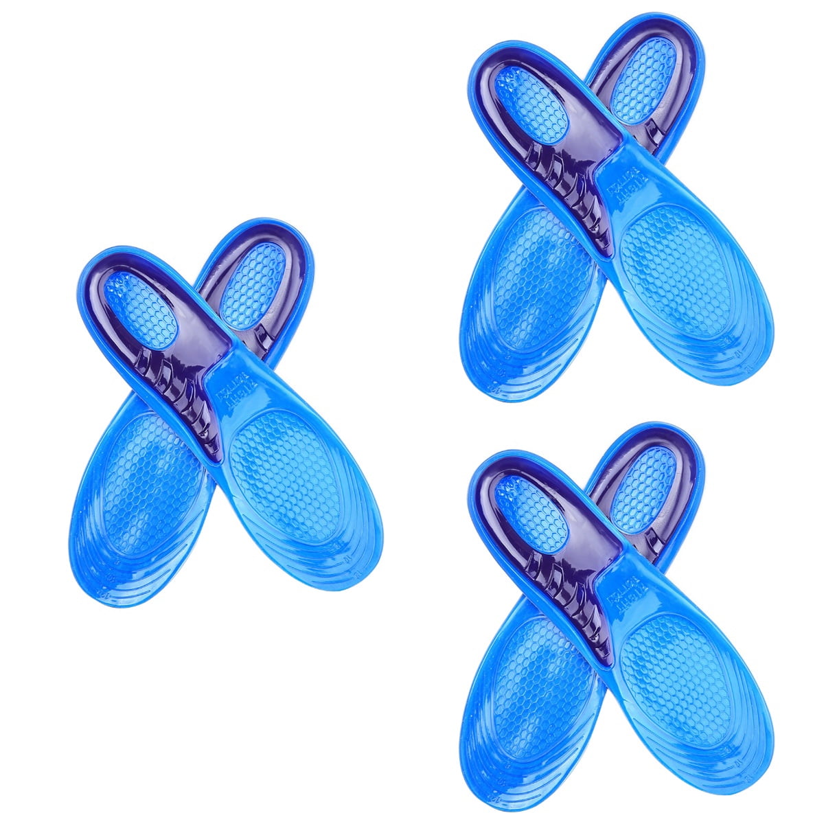 MLINS 3 Pack Shoe Inserts Lifts Heel for Shoes Insoles Men Man Blue ...