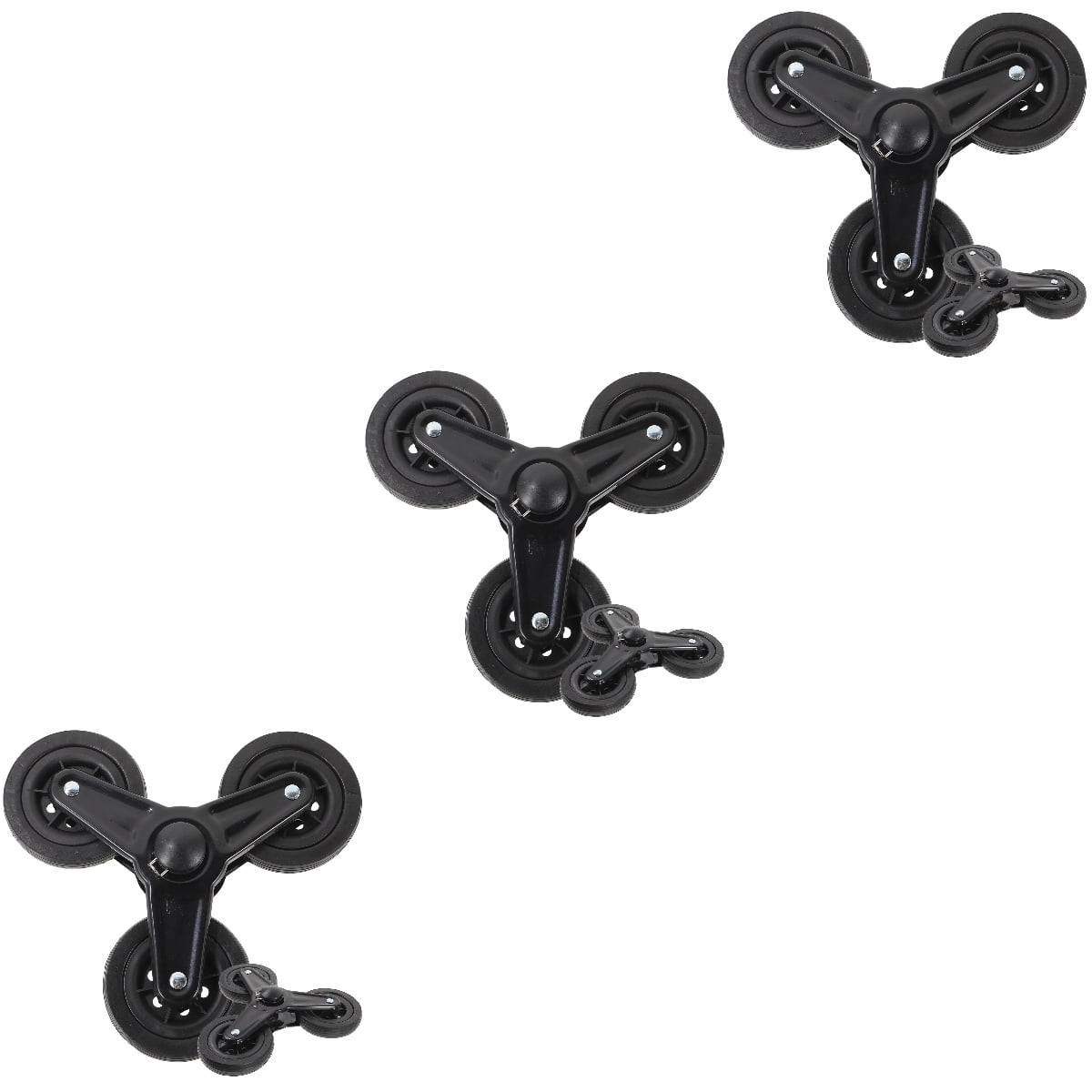 MLINS 3 Pairs Heavy Duty Casters Luggage Cart Casters Hand Truck Wheels ...