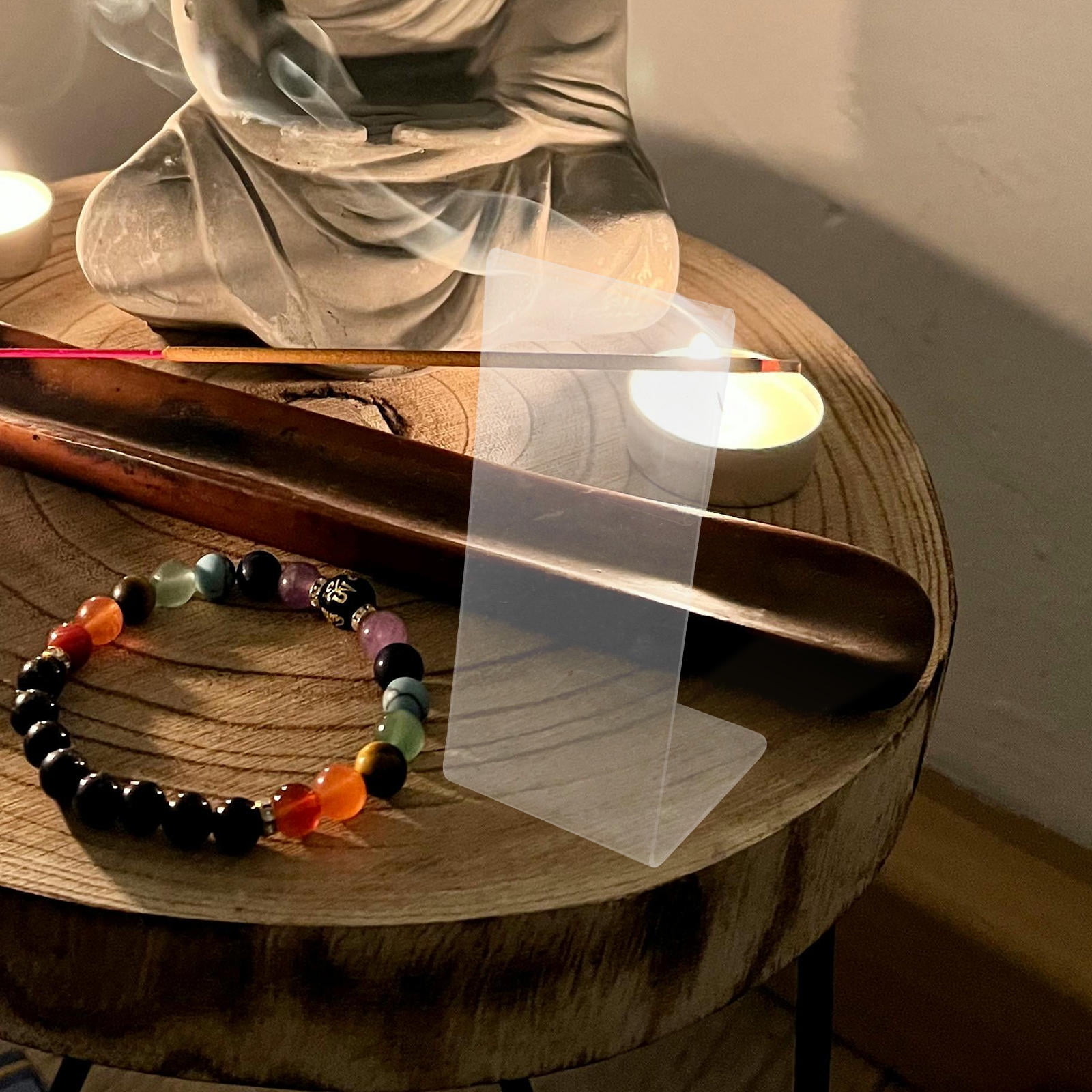 MLINS 3 Pcs Acrylic Sign Holder For Prayer And Wishing Papers Clear ...