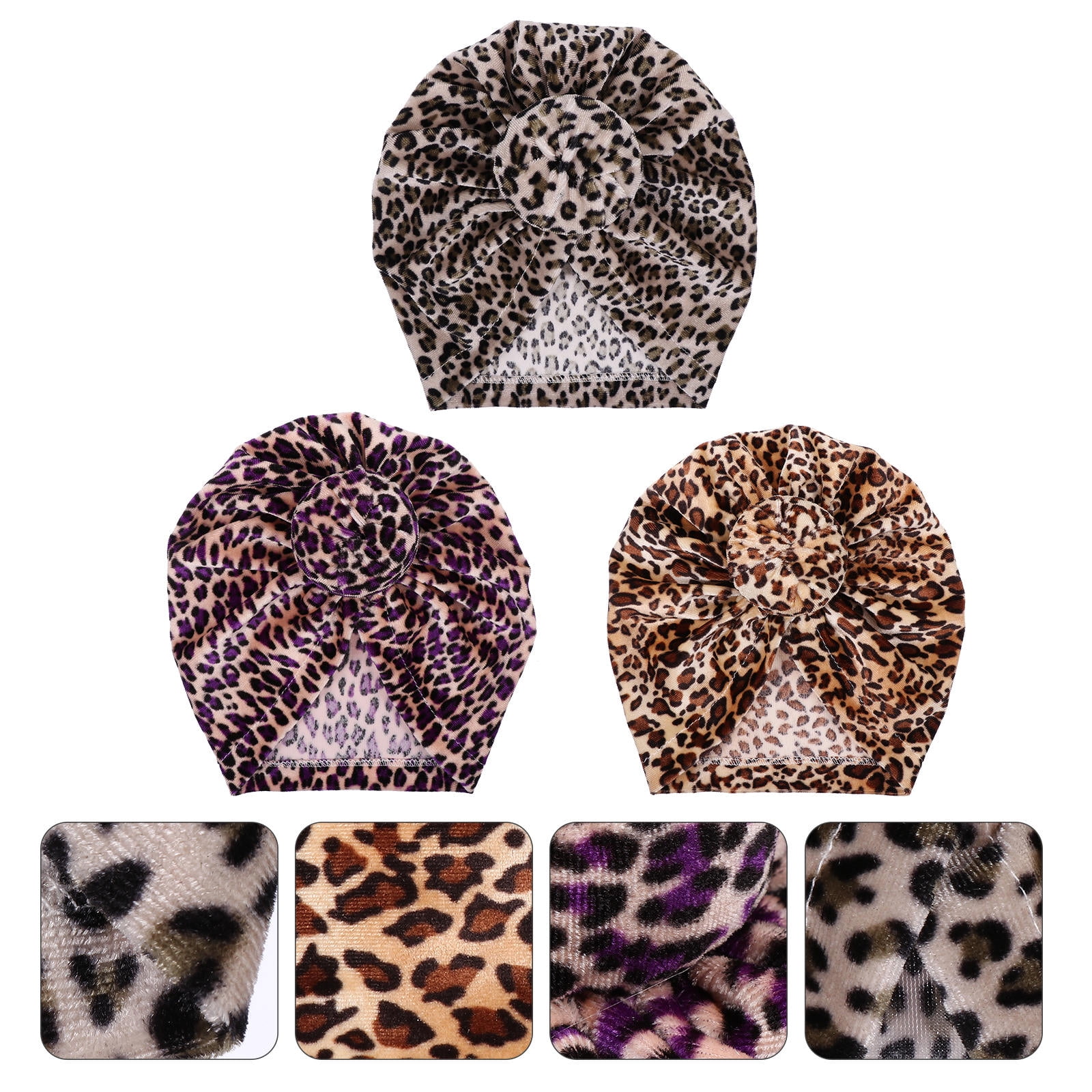 MLINS 3 Pcs Baby Hospital Hat Newborn Bonnet Fashion Hats Toddler Child ...