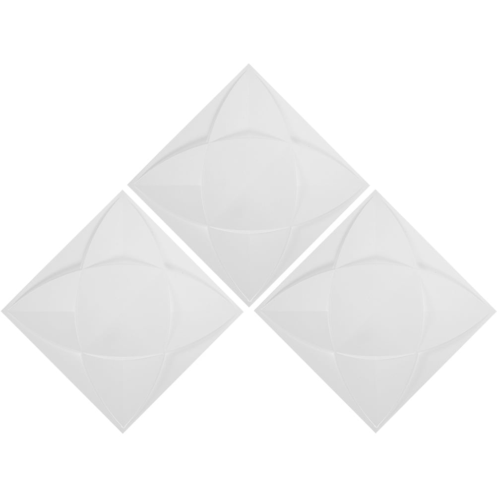 MLINS 3 Pcs Decor Faux Stone Wall Panel Three-dimensional Wall Panel ...