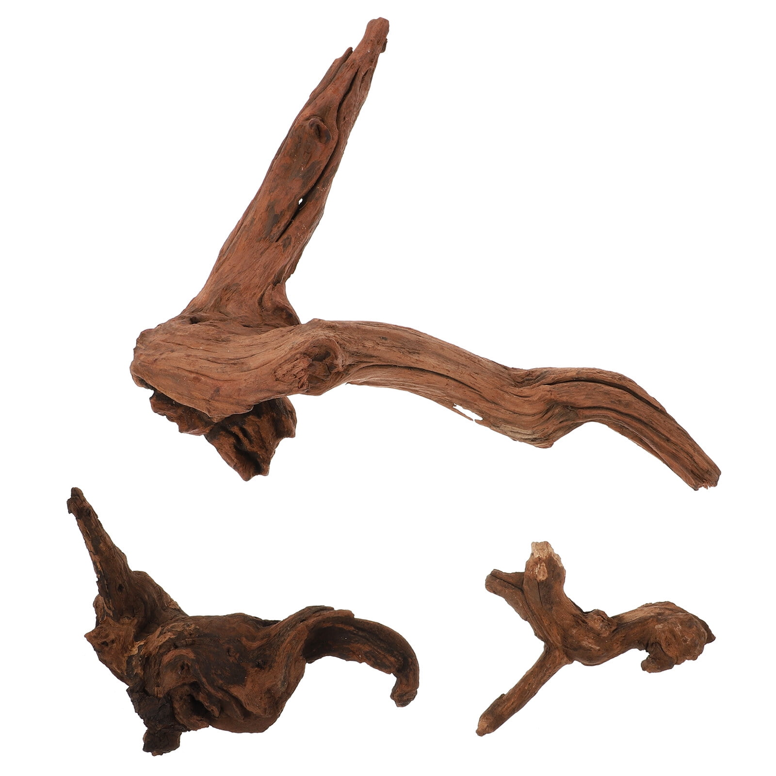 MLINS 3 Pcs Decoration Fish Tank Landscaping Sunken Wood Aquarium Plants Tree Stump - Walmart.com