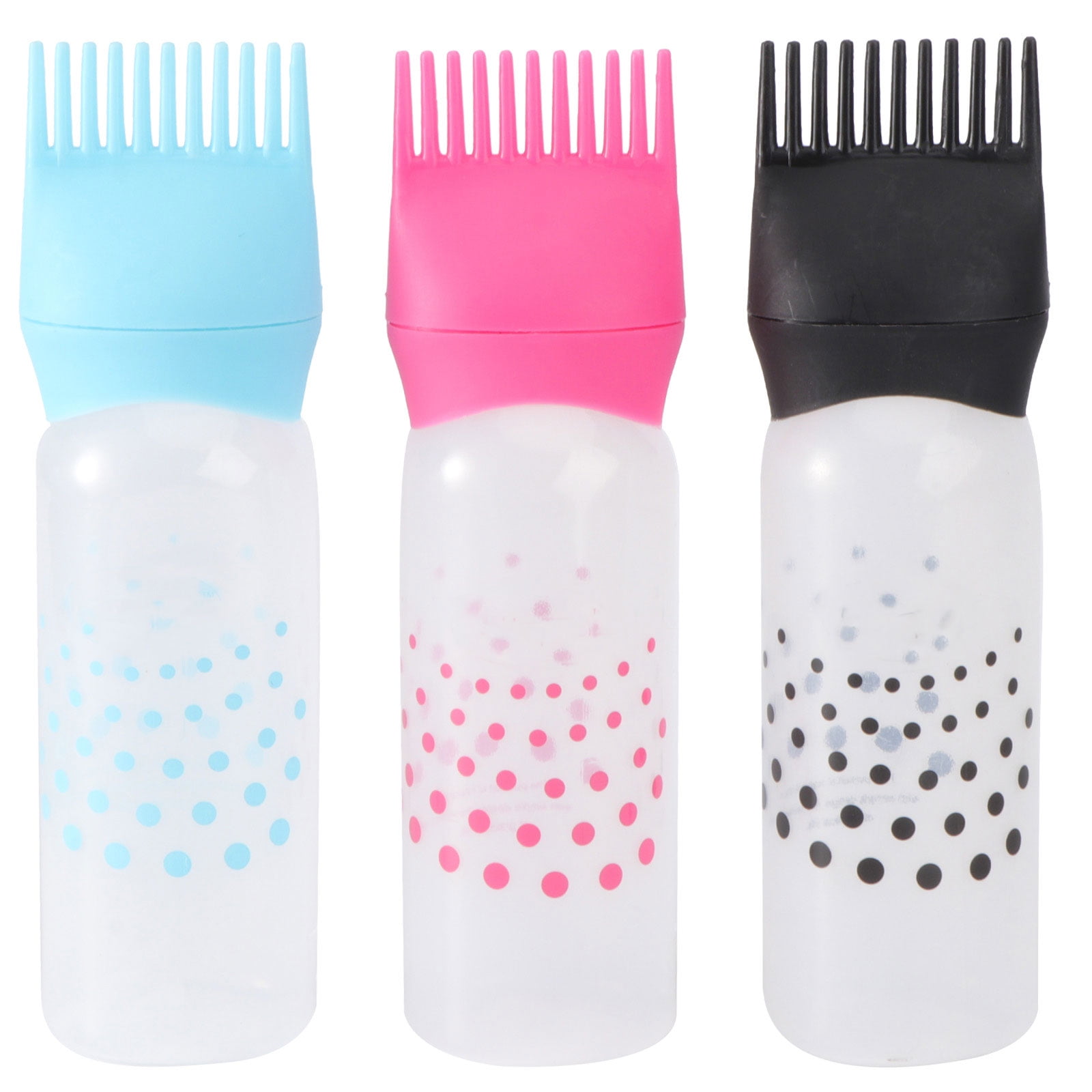 MLINS 3 Pcs Hair Oil Applicator Bottle Dye Dispenser Woman - Walmart.com
