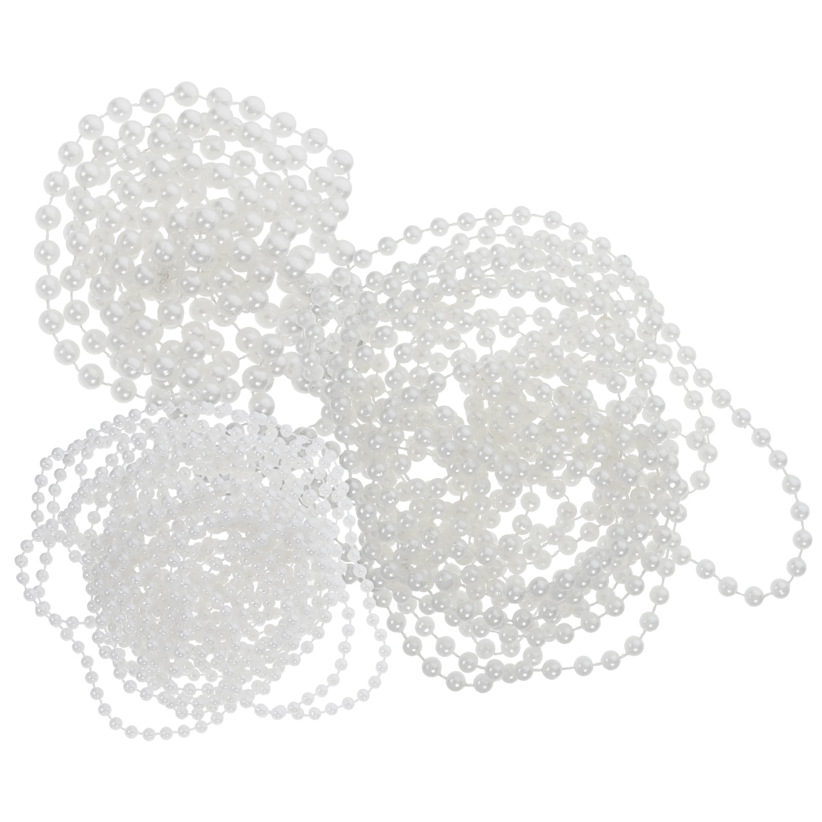 MLINS 3pcs Pearl Bead Chains Bulk Jewelry Link for Making Necklace ...