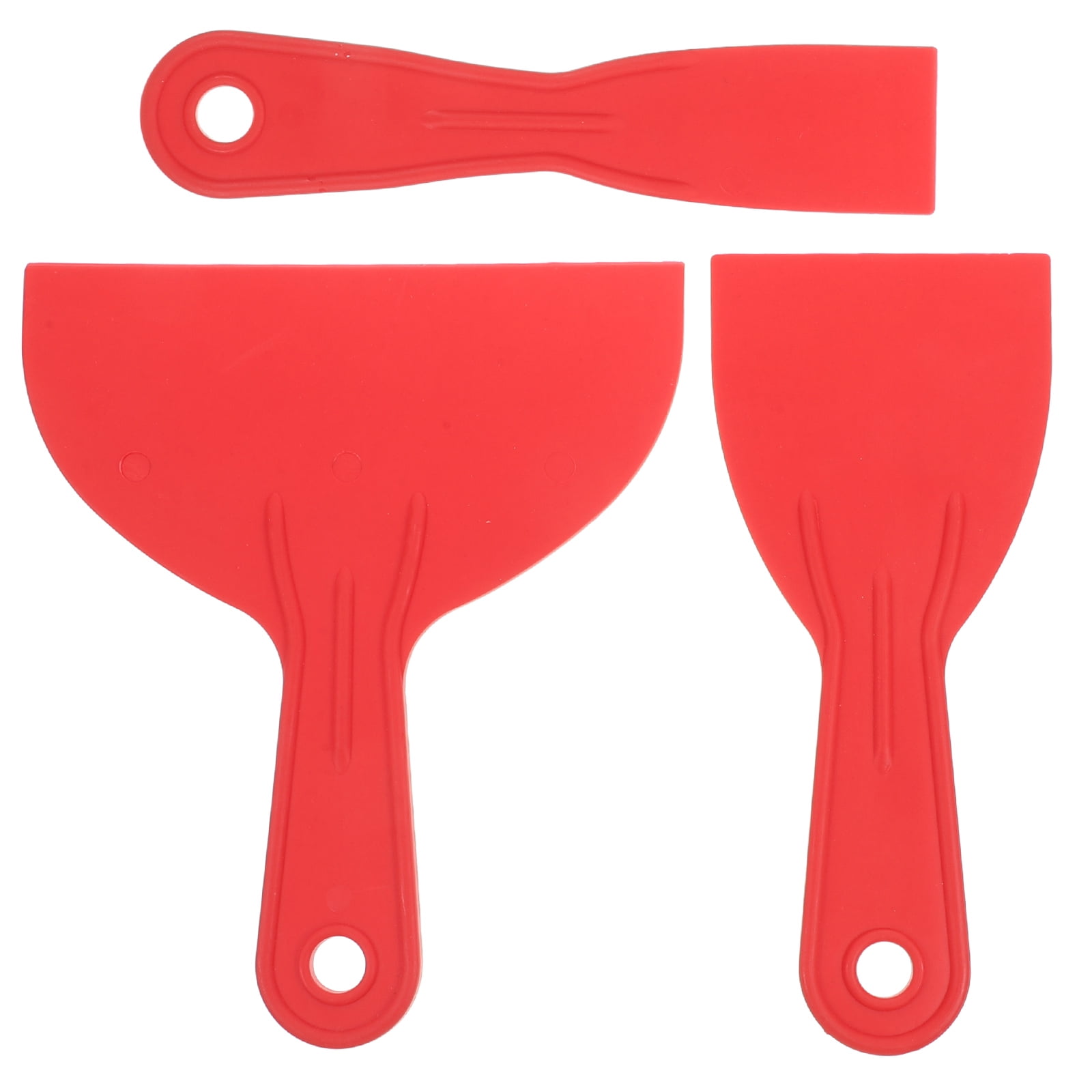 MLINS 3 Pcs Putty scrapers Set Flexible Plastic Paint Scraper Tool For Spackling Wallpaper ...