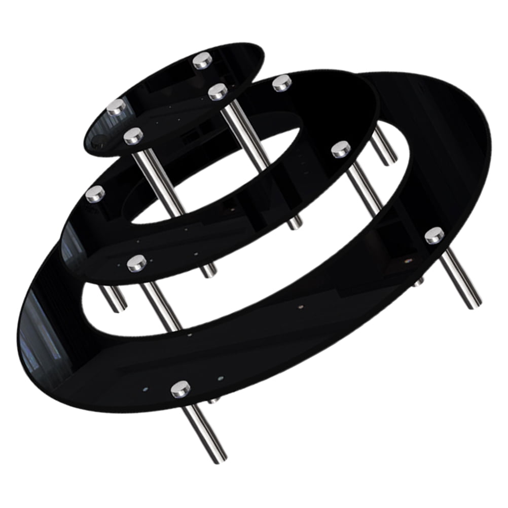 MLINS 3 Pcs Round Cake Stand Cake Display Stand Pastry Display Rack ...