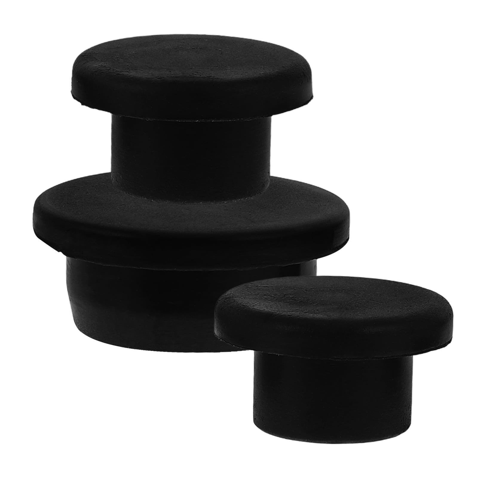 MLINS 3 Pcs Rubber Stopper Power Board Boards Cable Clips Plug Black ...