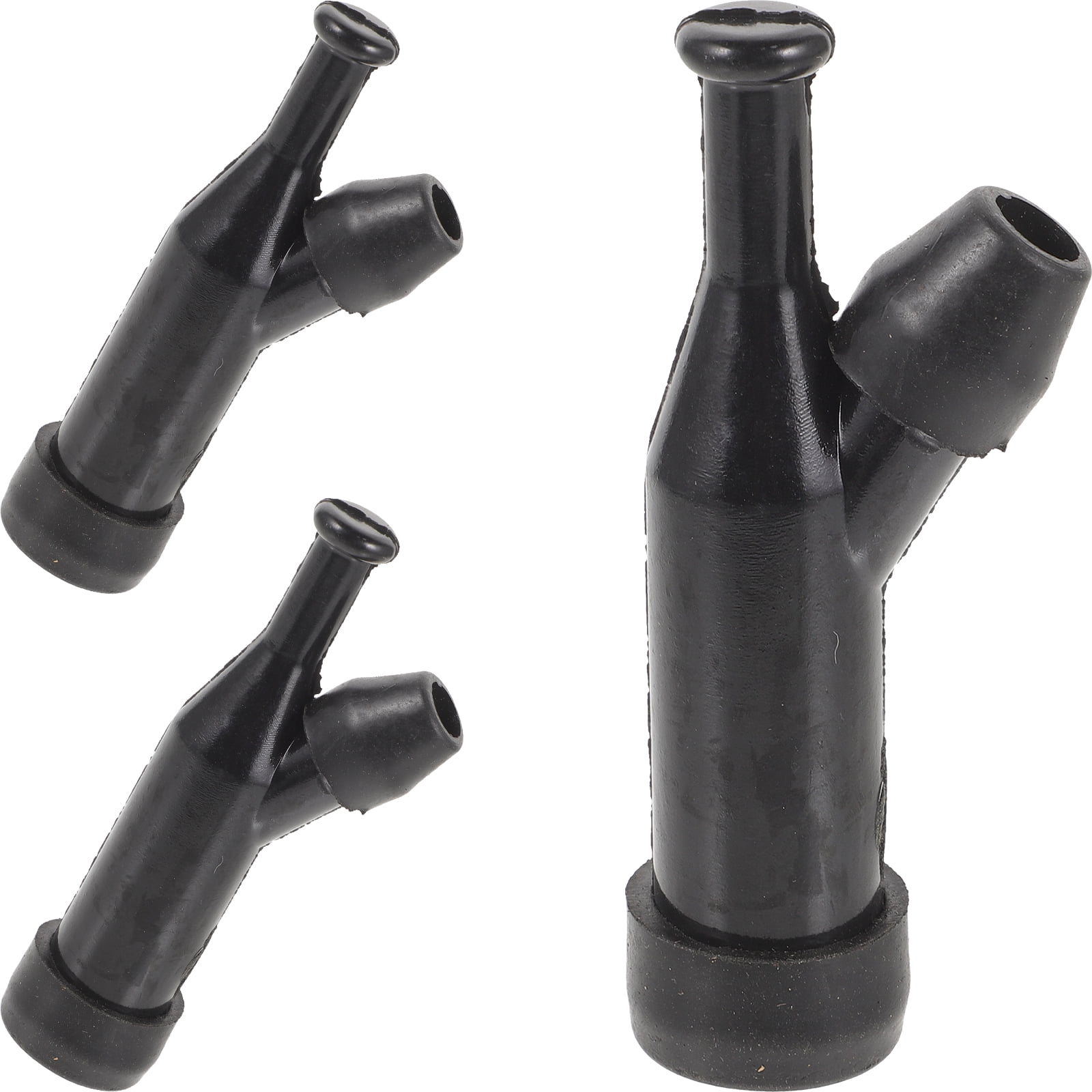 MLINS 3 Pcs Spark Plug Fittings Lawnmower Boots Wire Generator Black ...