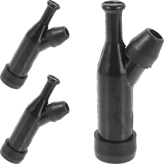MLINS 3 Pcs Spark Plug Fittings Lawnmower Boots Wire Generator Black ...