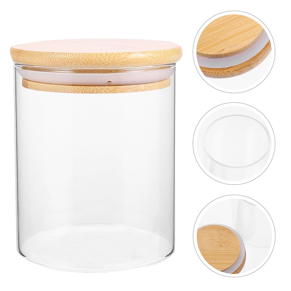 MLINS 3 Pcs Spice Jars Big Airtight Storage Tank with Lid Household ...
