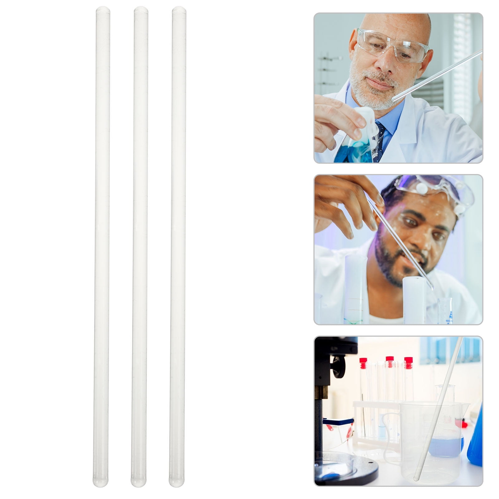 MLINS 3 Pcs Stirrer for Use Stirring Rod Round Stirrers Laboratory ...