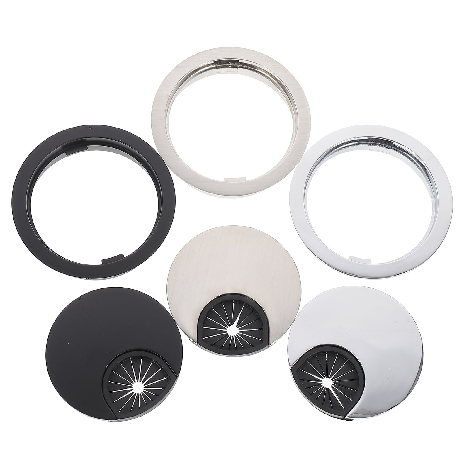 MLINS 3 Pcs Table Cable Hole Lids Wire Organizer Through Kart Rebar ...