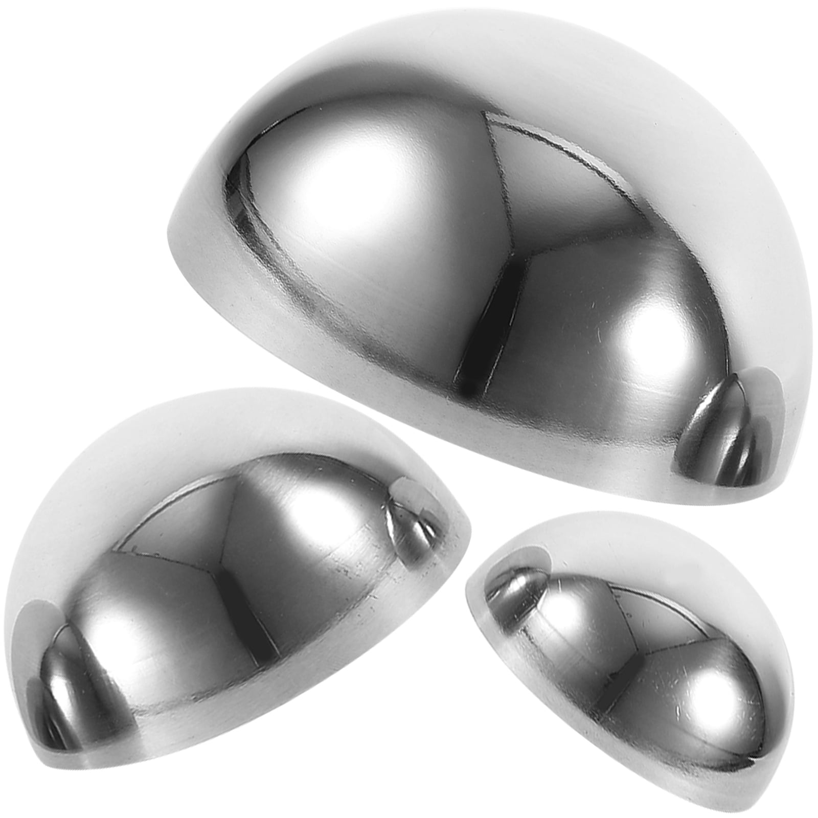 MLINS 3 Pcs Turf 304 Stainless Steel Semicircular Ball Metal DIY ...