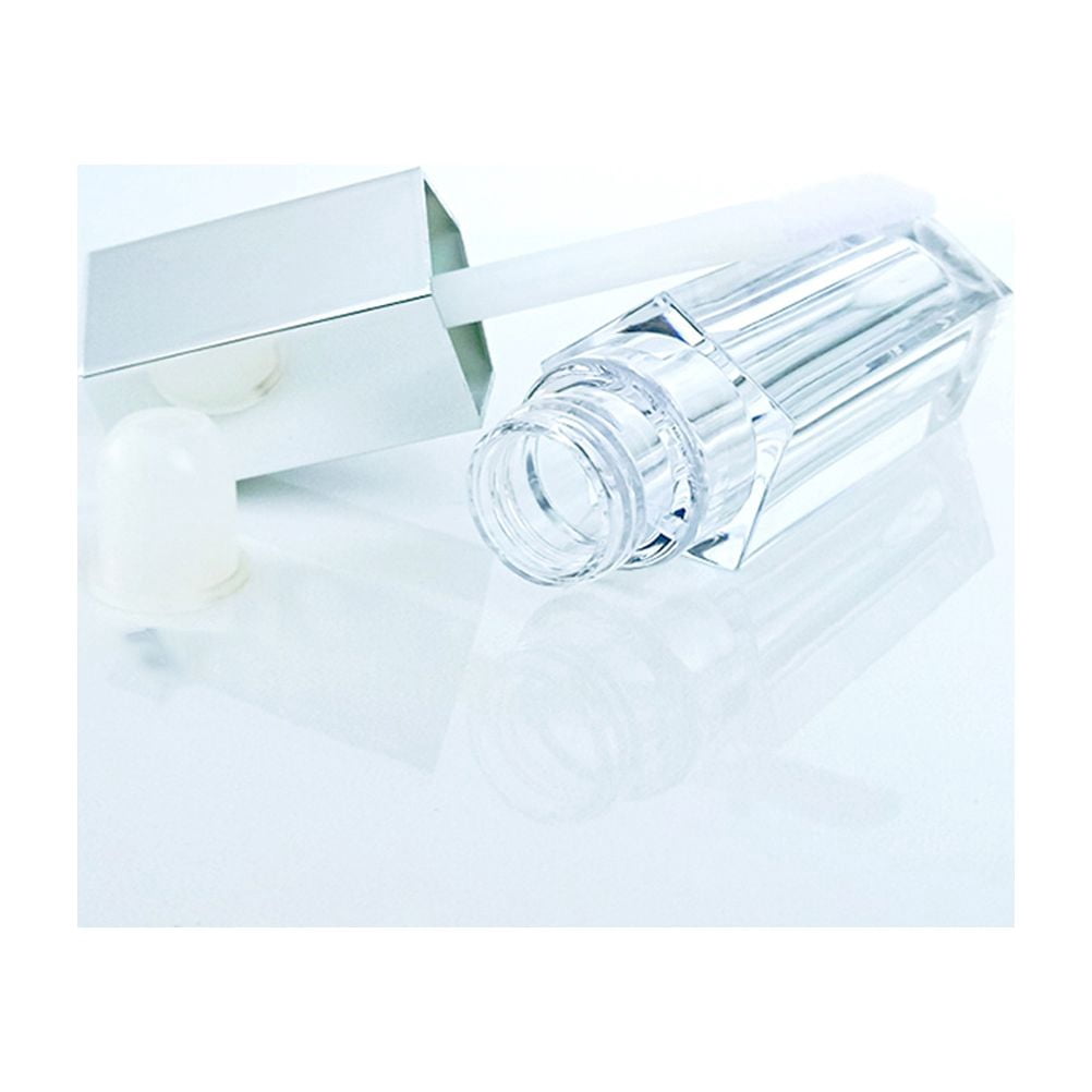 MLINS 3 Pieces DIY Lip Gloss Tubes Pentagonal Empty Containers for ...