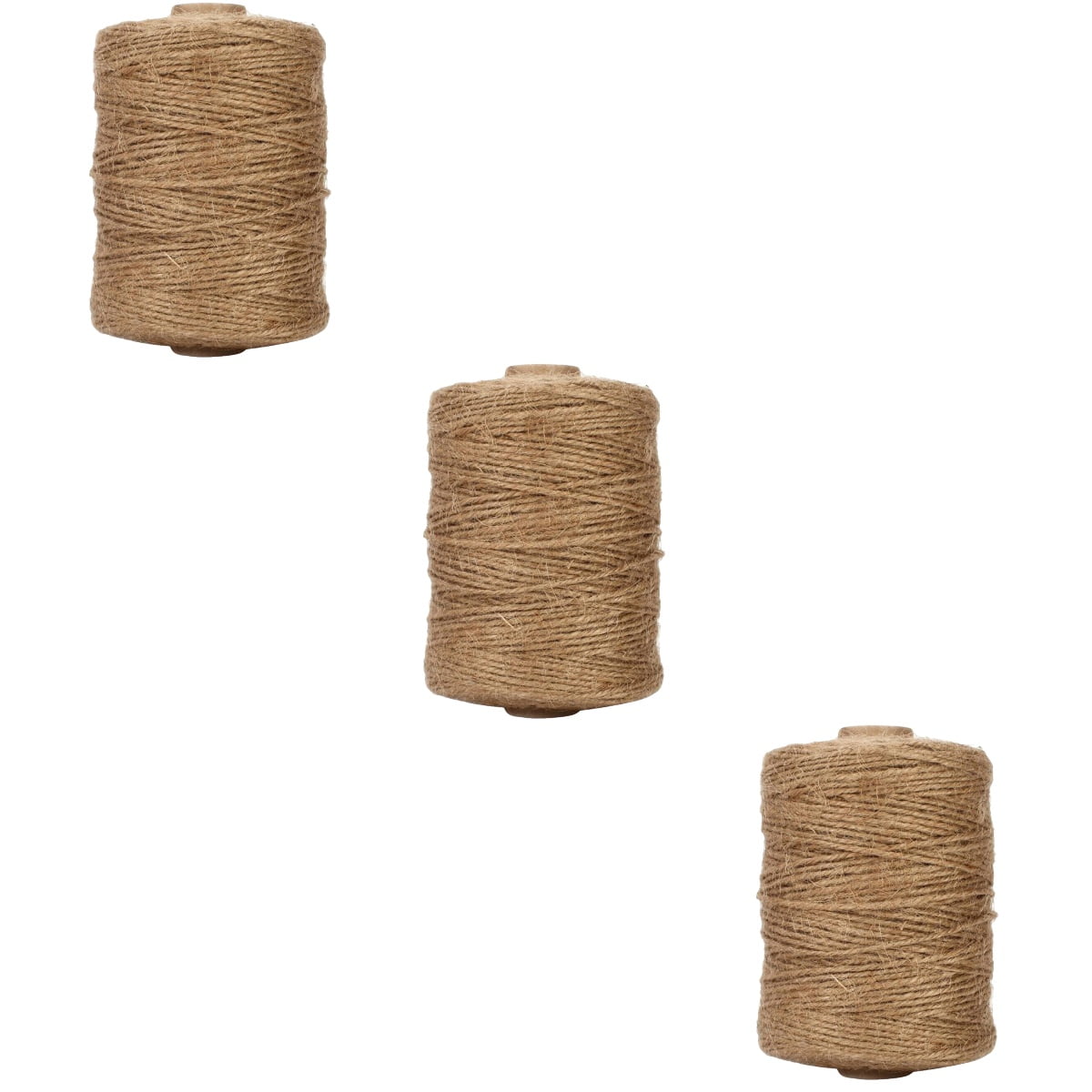 MLINS 3 Rolls Natural Jute Twine Garden Twine Rope Gift Wrapping Twine ...