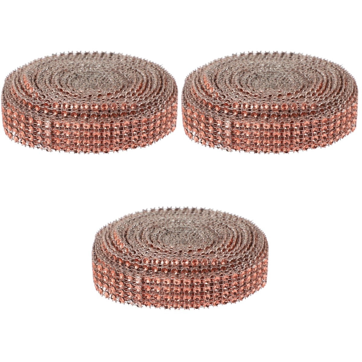 MLINS 3 Rolls of Rhinestone Ribbon Diamond Sparkle Rhinestone DIY ...