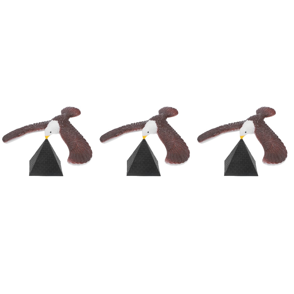 MLINS 3 Sets Balancing Bird Balance Eagle with Pyramid Stand Balance ...