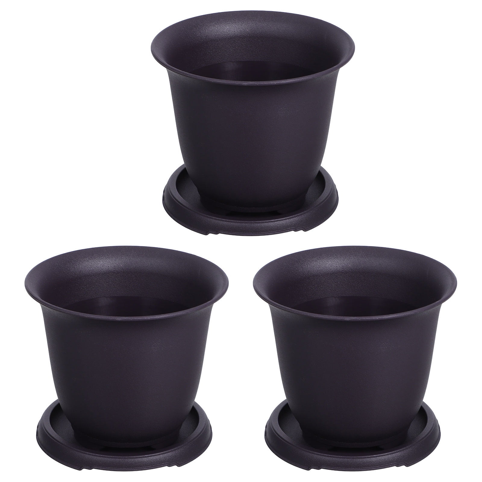 MLINS 3 Sets Decorative Desk Flower Pot Small Bonsai Succulent Planter ...