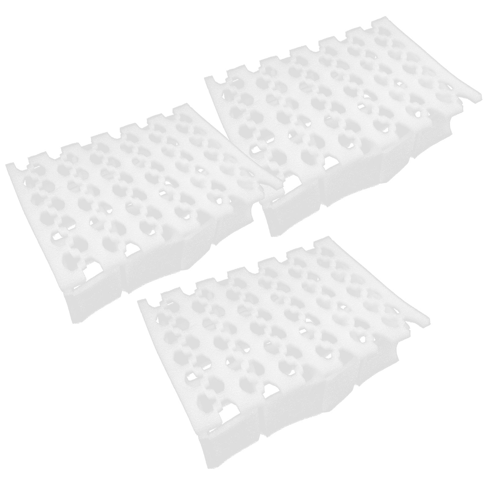 MLINS 3 Sets Freezer Liner Fridge Mats Liners Fruits Fruitful White ...