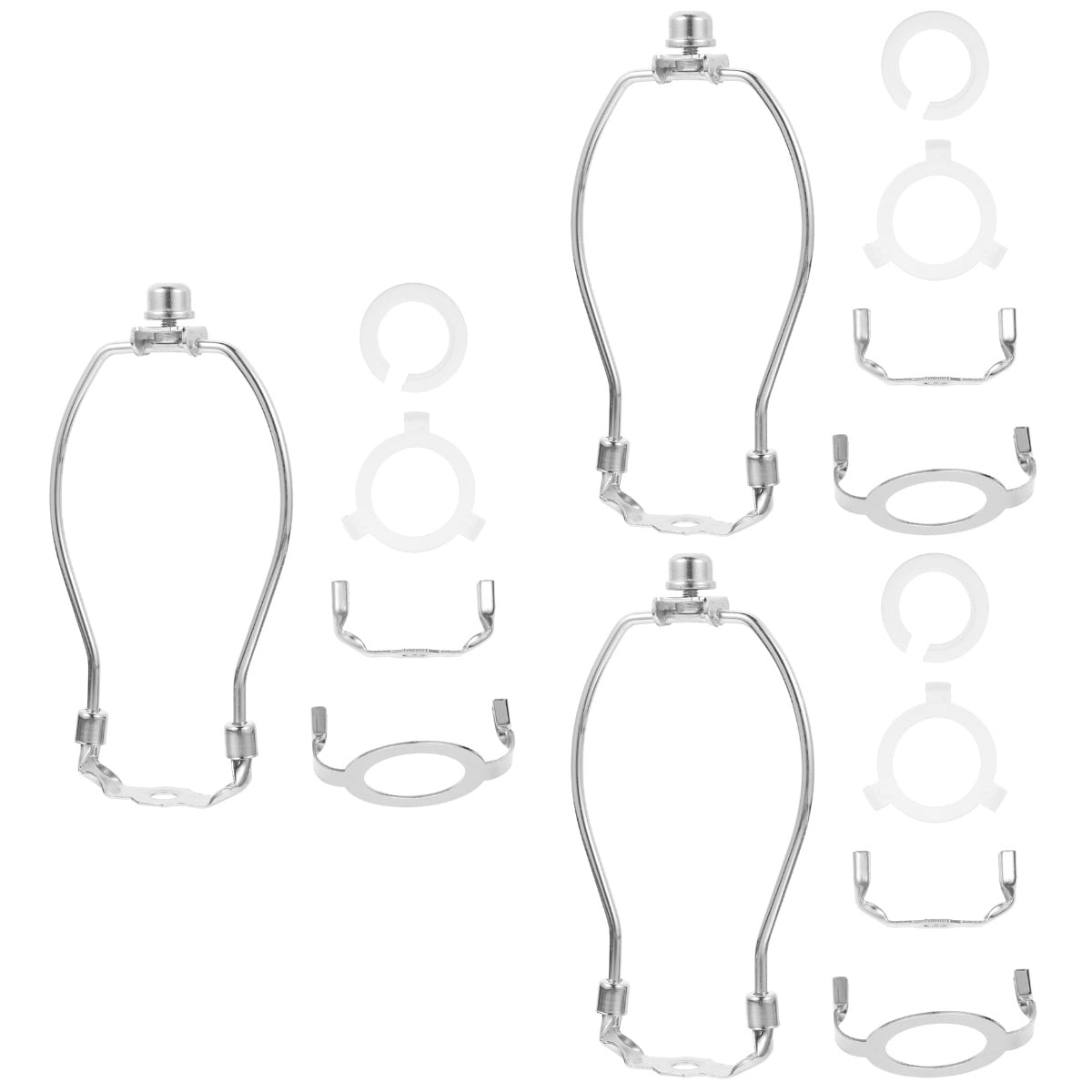 MLINS 3 Sets Lamp Shade Harps Lampshade Holder with Accessories Lamp ...