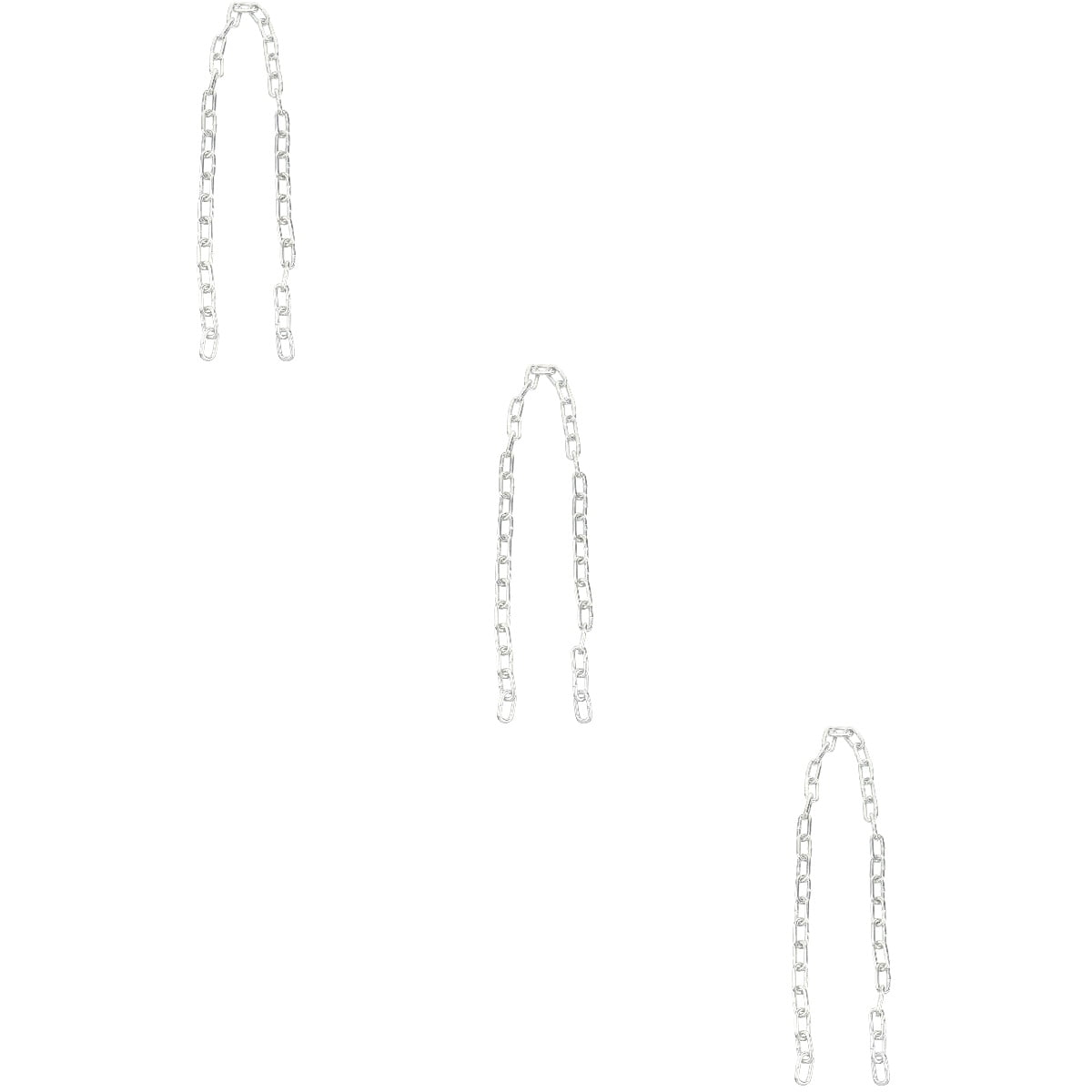 MLINS 3 Sets Sturdy Door Lock Chain Mountain Bike Lock Practical Anti ...