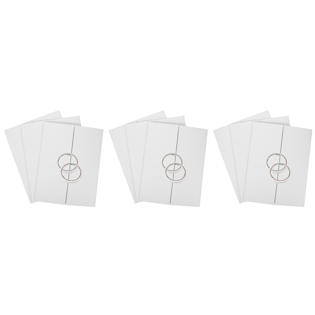 MLINS 3 Sets Trifold Poster Board Paperboard Folding Presentation Board ...