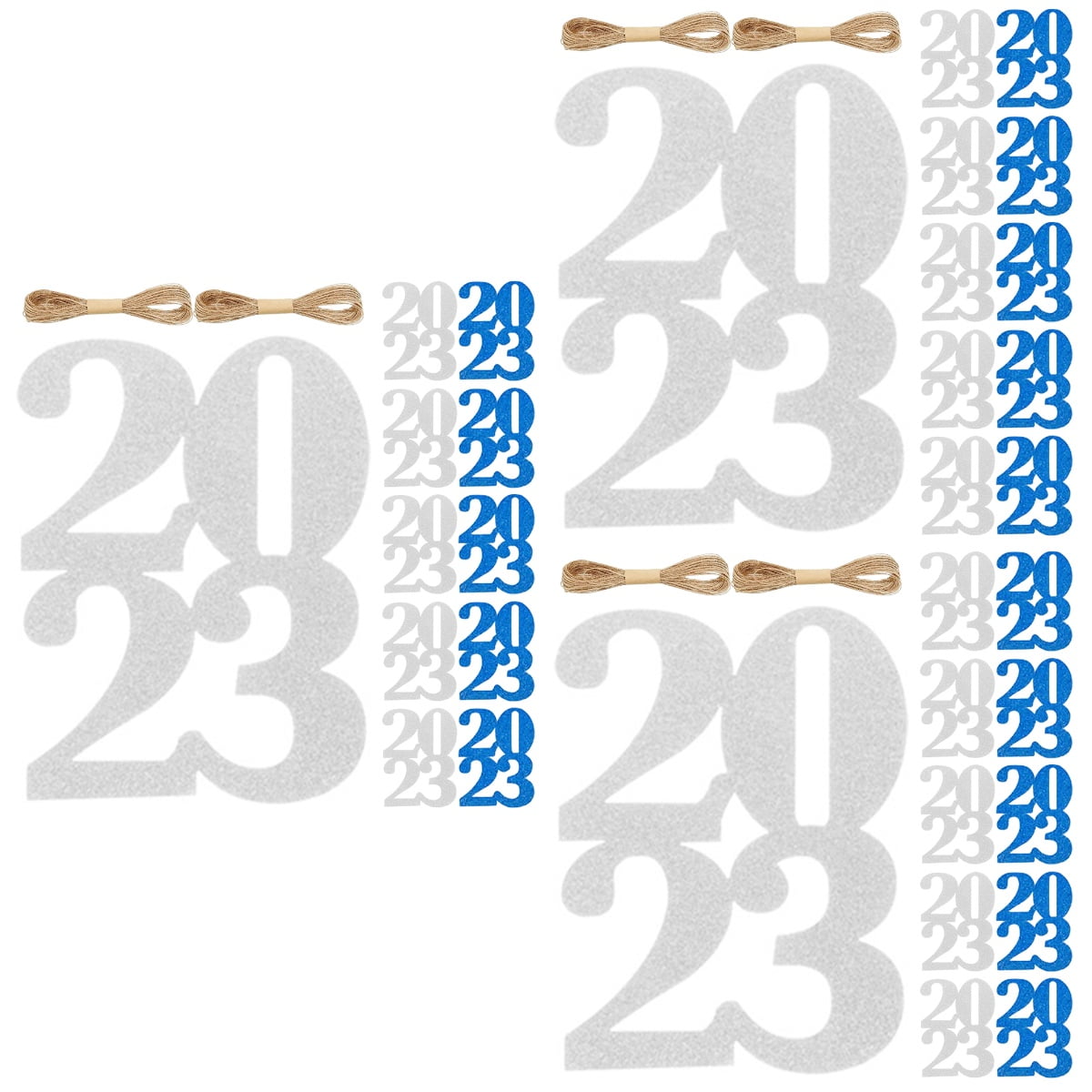 MLINS 3 Sets of Graduation Party Labels 2023 Vase Label Decors ...