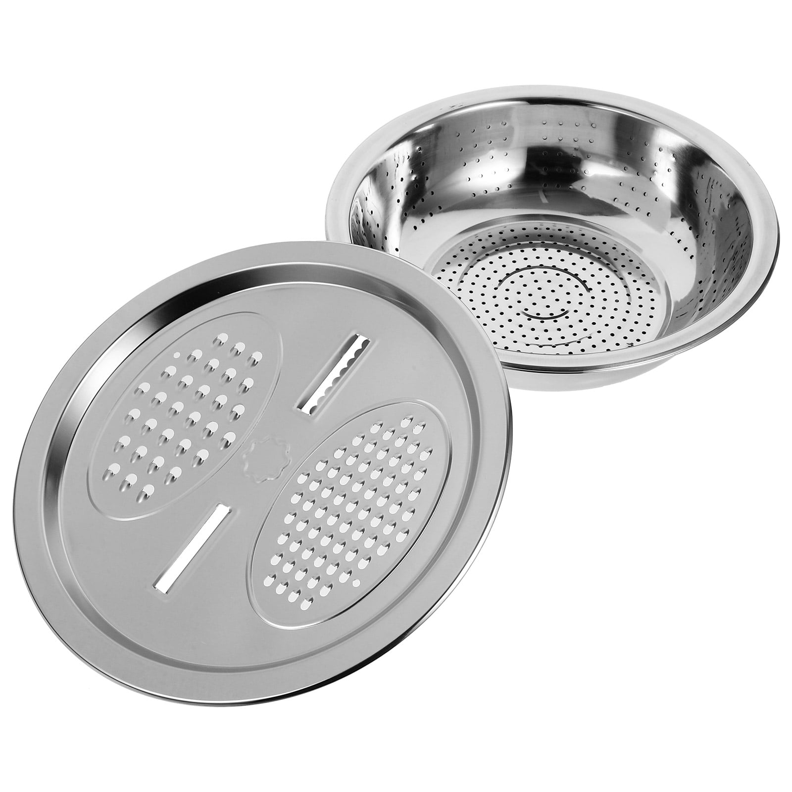 MLINS 3 Sets of Multifunctional Stainless Steel Basin Grater Kitchen ...