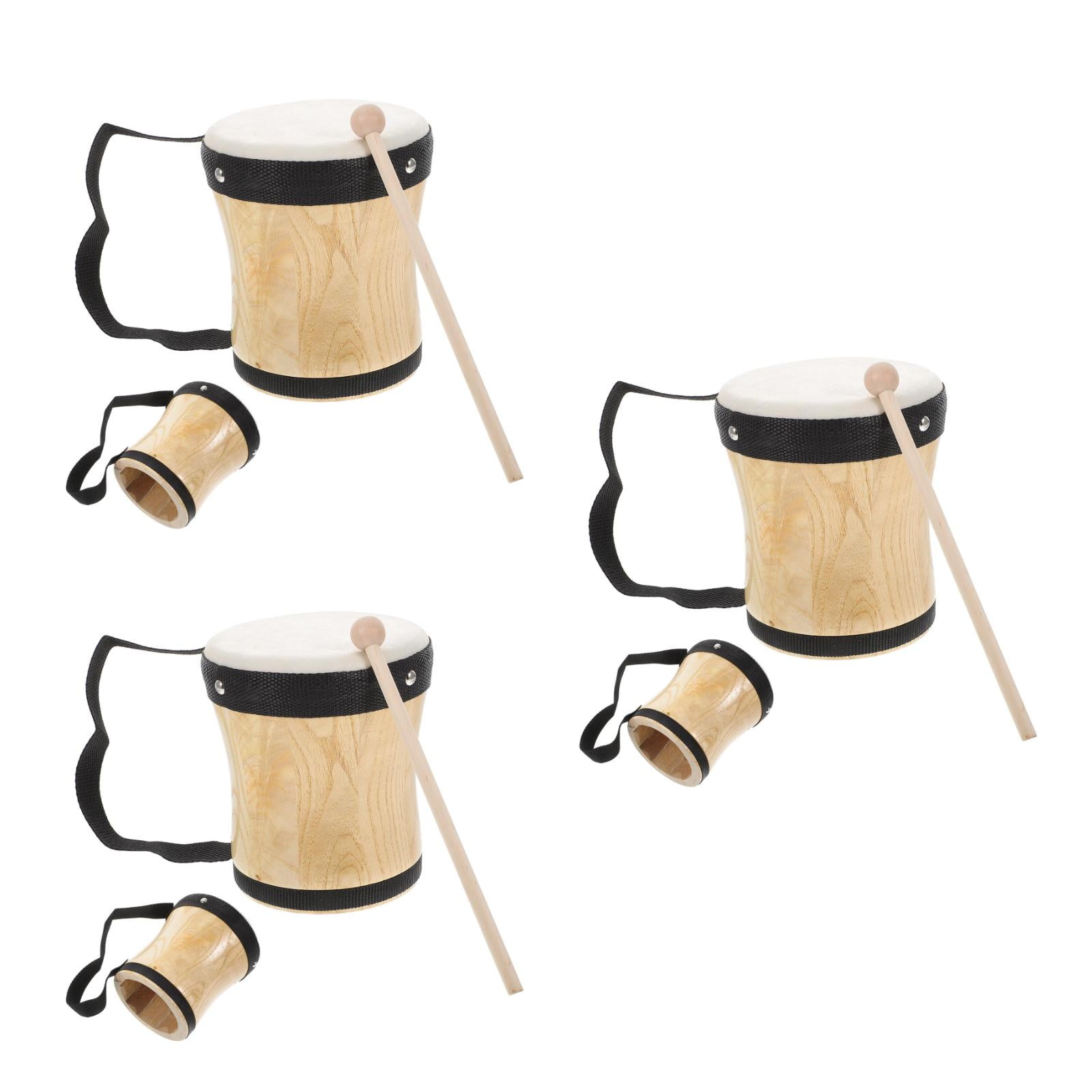 MLINS 3 Sets of Orff Percussion Instrument Children's Toy Two-sided ...