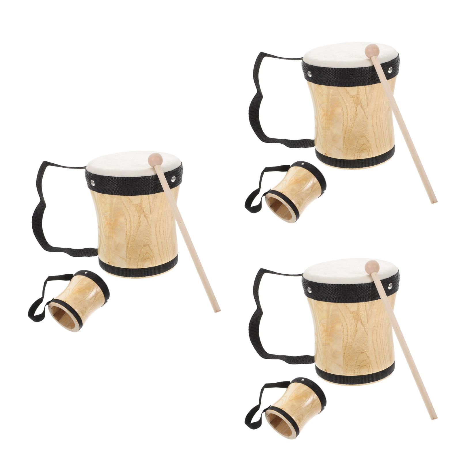 MLINS 3 Sets of Percussion Toy Drum Early Learning Education Toy ...