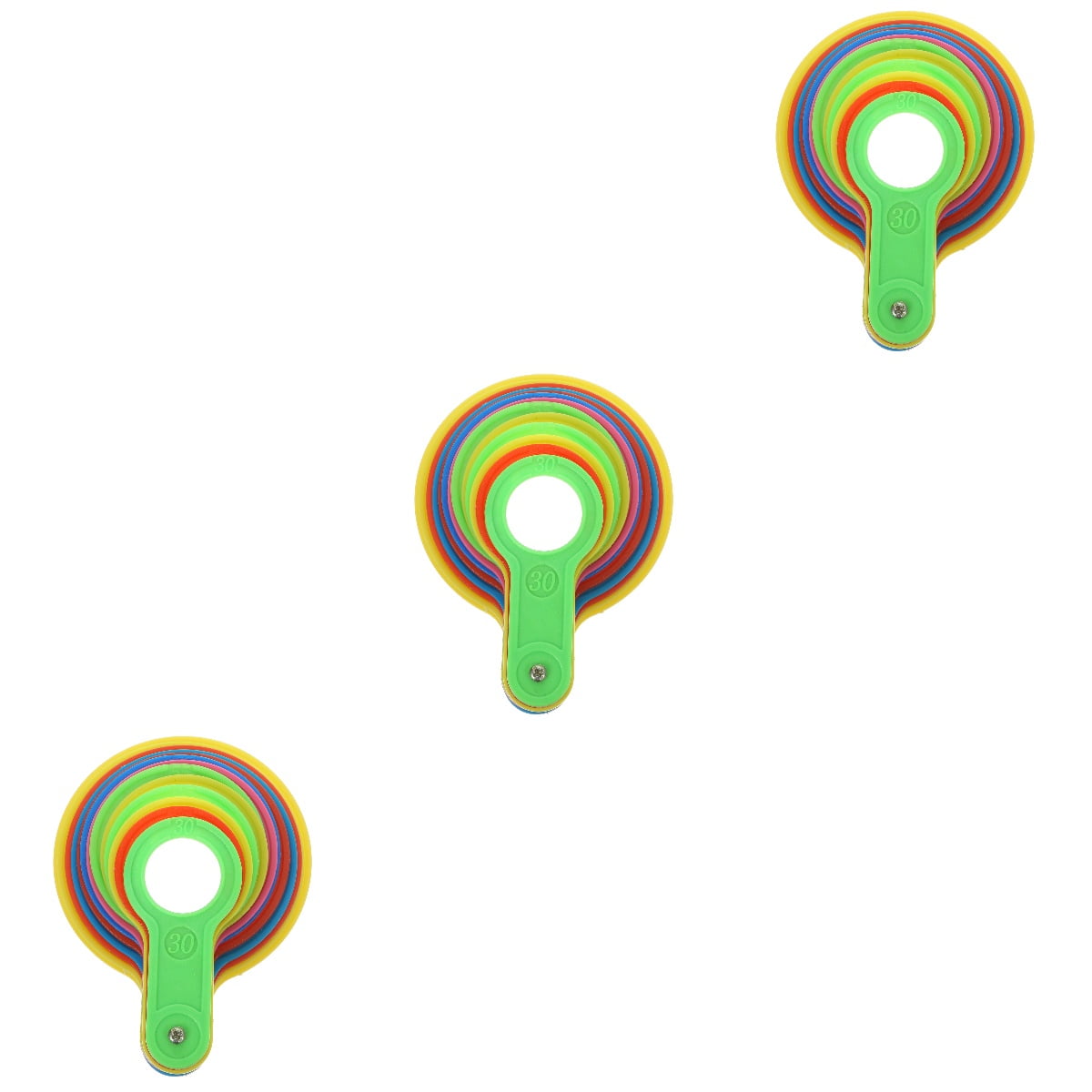 MLINS 3 Sets of Plastic Fruits Measurement Lap Diameter Measuring Tool ...