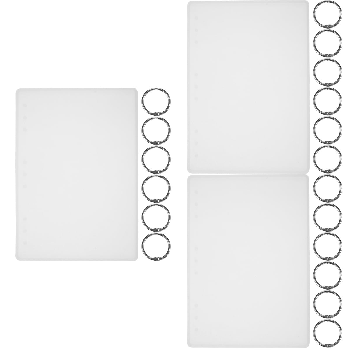 MLINS 3 Sets of Silicone Crafting Mold Notebook Cover Mold Binder Shell ...