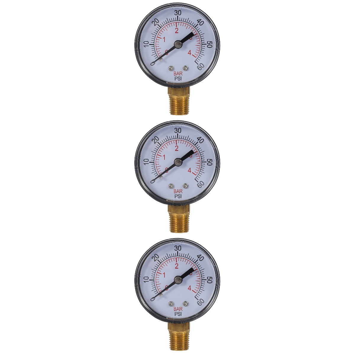 MLINS 3 Sets of Swimming Pool Pressure Gauge Compact Filter Water ...