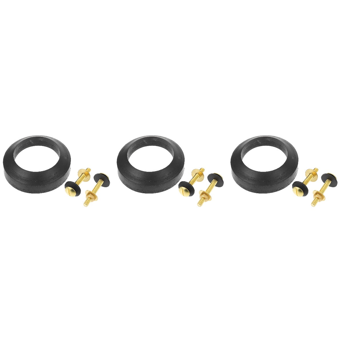 MLINS 3 Sets of Toilet Pan Fixing Fitting Sealing Coupling Kit Toilet ...