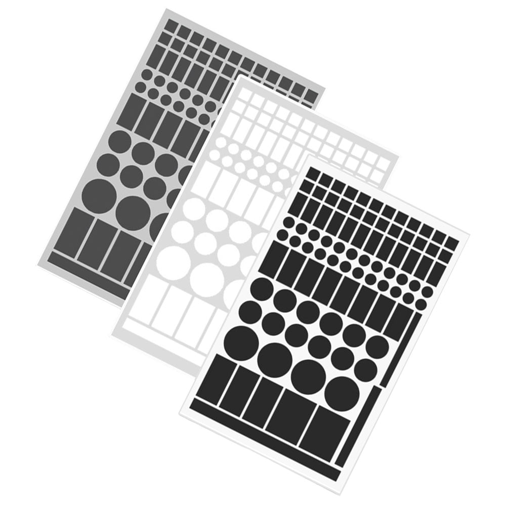 MLINS 3 Sheets of Shading Stickers LED Light Blocking Stickers Routers ...