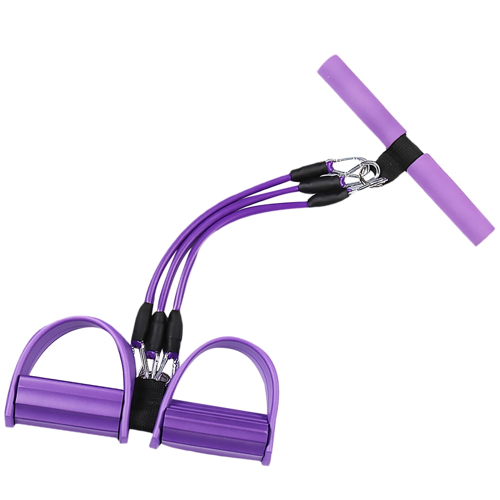 MLINS 3 Tubes Fitness Pedal Puller Rope Handle Arm Sports Pulling ...