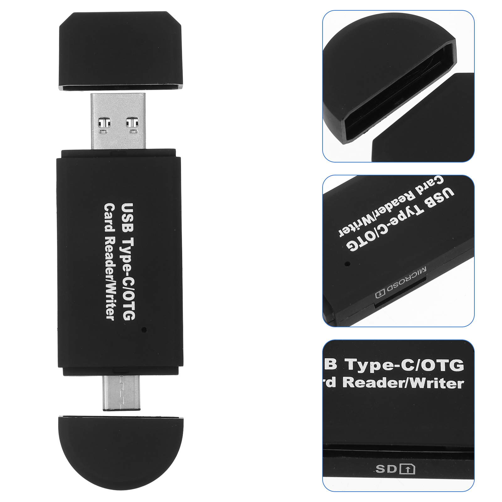 MLINS 3 in 1 Card Reader Wide Compatibility Multifunctional - Walmart.com