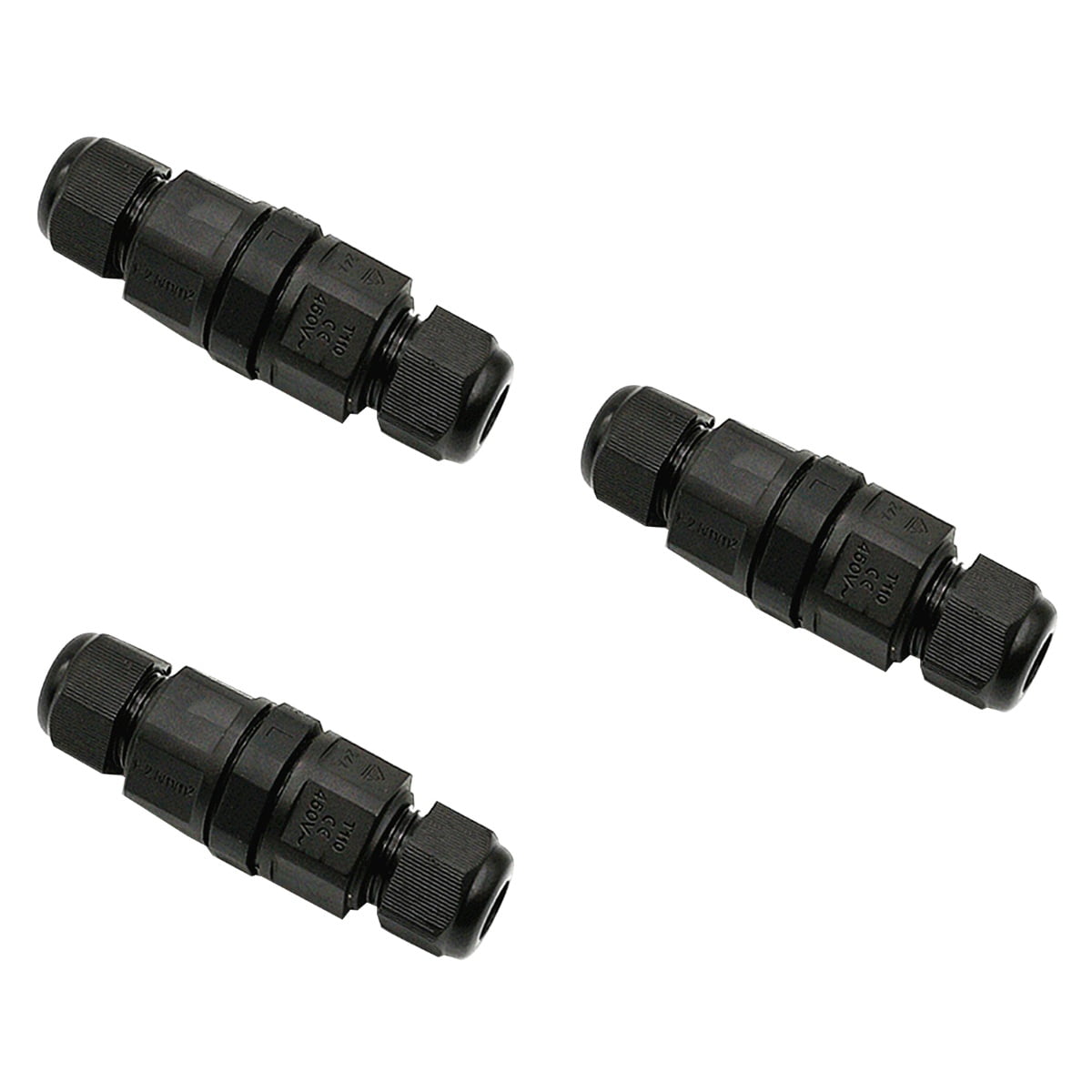 MLINS 3 pcs IP68 Two-end Waterproof Wire Connector Electric Cable ...