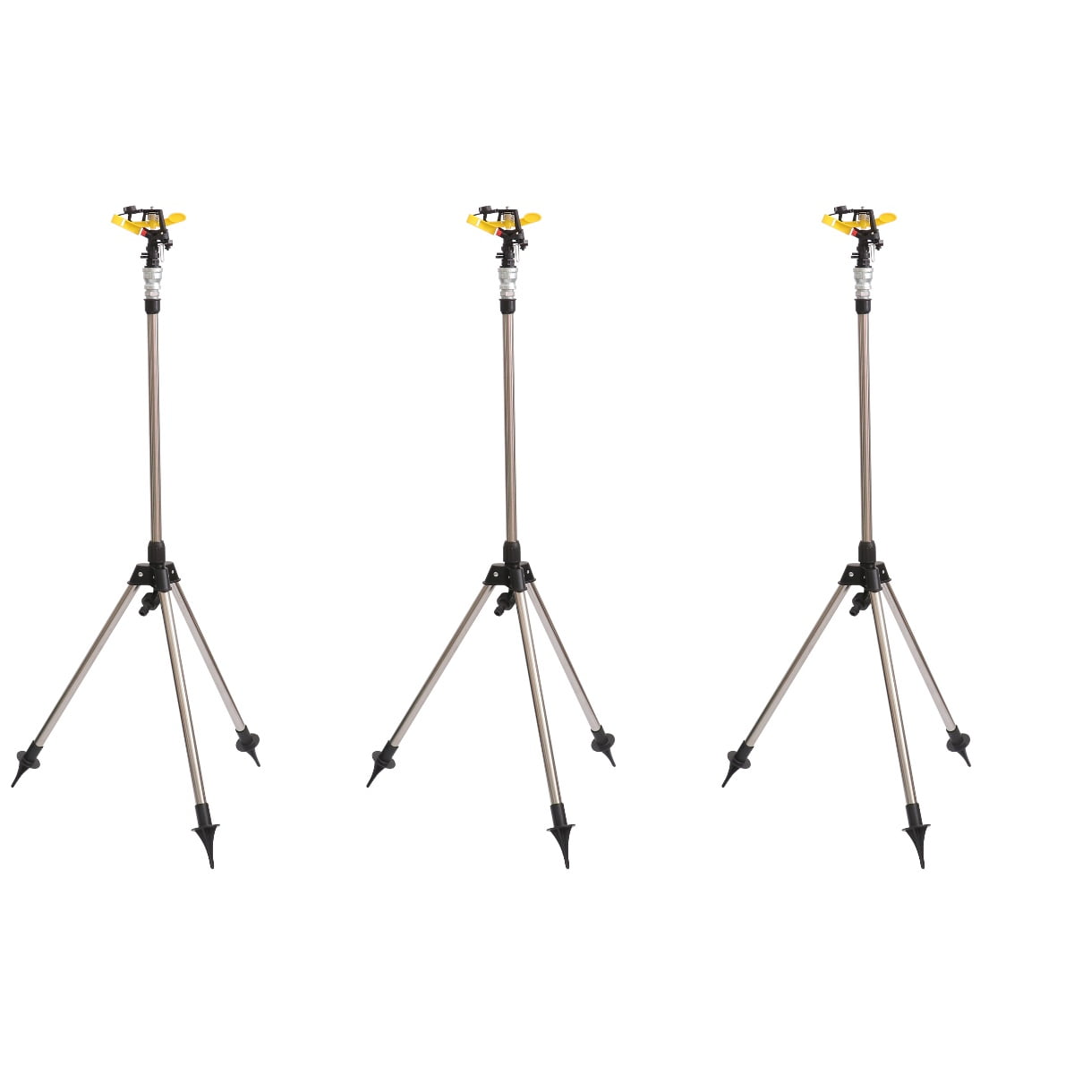 MLINS 3 pcs Irrigation Sprinkler Tripod Water Adjustable Irrigation ...