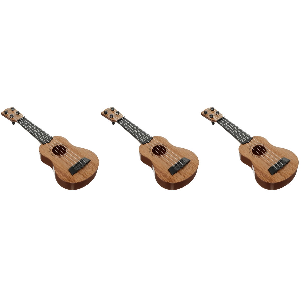 MLINS 3 pcs Plastic Ukulele Mini Guitar Starter Acoustic Instrument ...