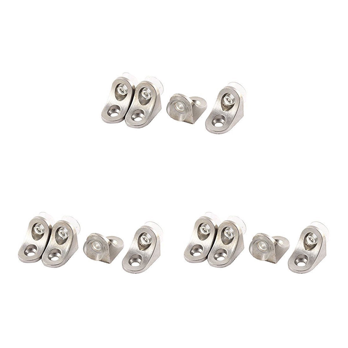 MLINS 30 PCS Shelf Support L-shaped Shelf Fixing Bracket Pegs with ...