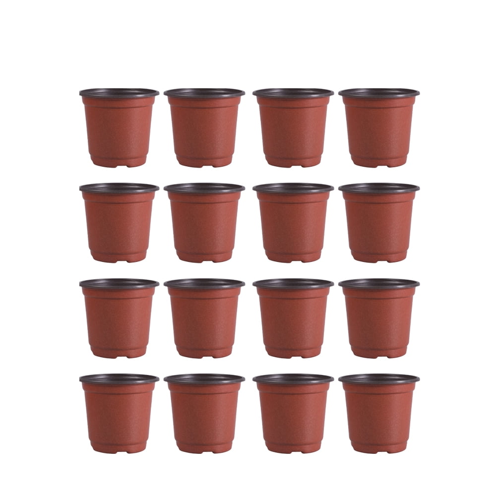 30PCS Plastic Flowerpot Creative Breathable Flower Pot Succulents ...