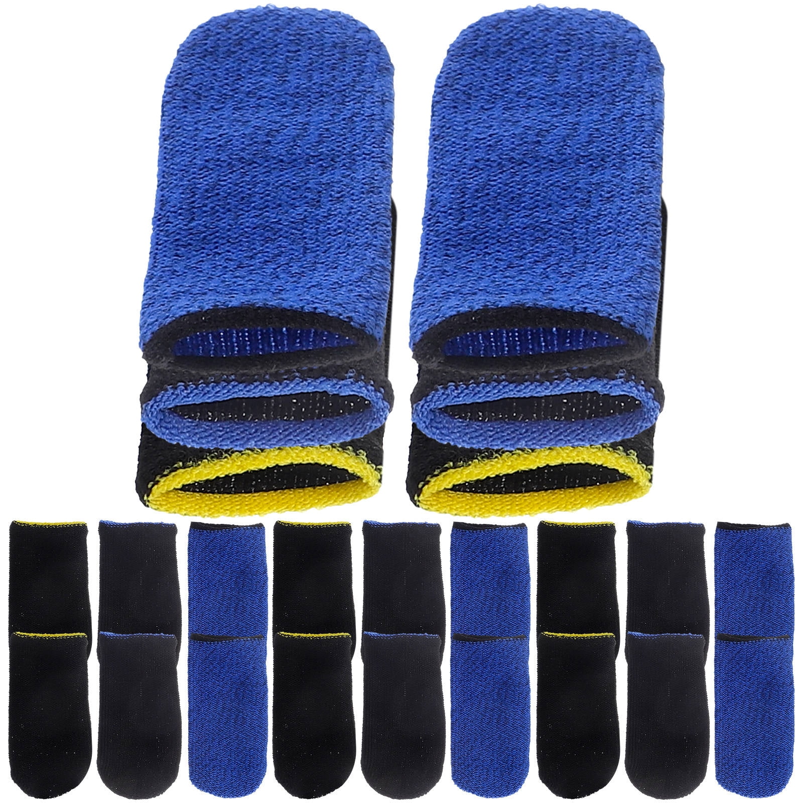 MLINS 30 Pairs Touch Screen Finger Cover Anti Sweat Finger Sleeve ...