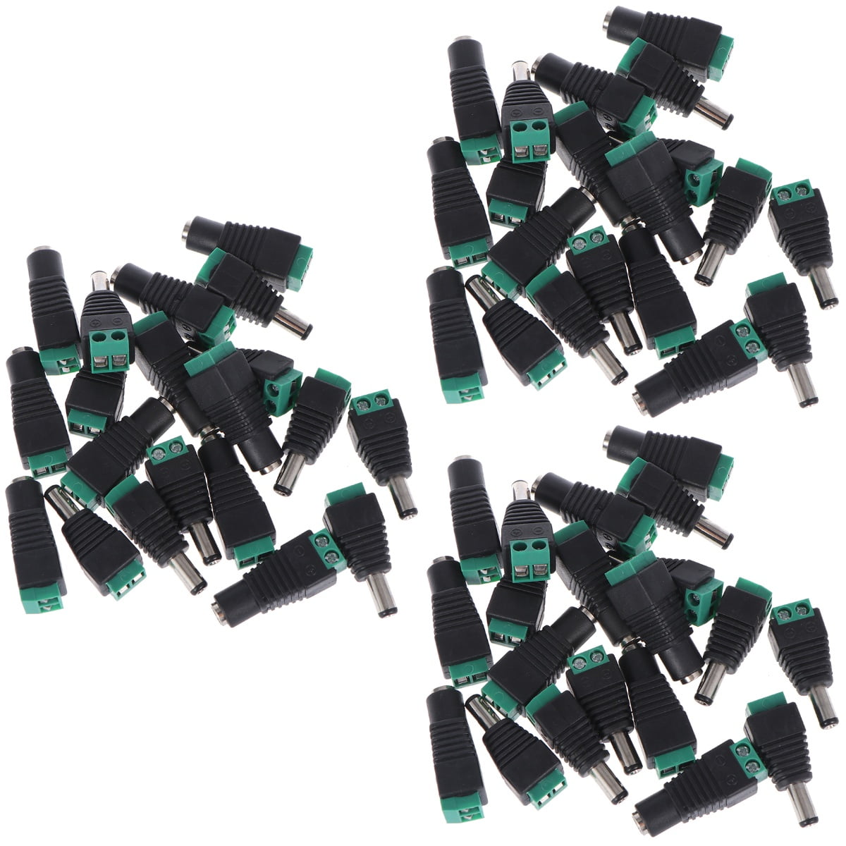 MLINS 30 Pairs of 2.1*5.5mm Male and Female DC Power Plug Jack Adapters ...