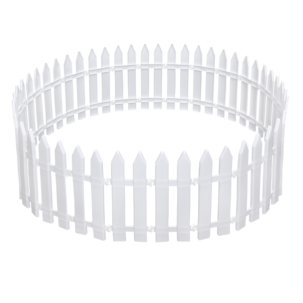 MLINS 30 Pcs Christmas Tree Decoration Splice Fence Garden Courtyard ...