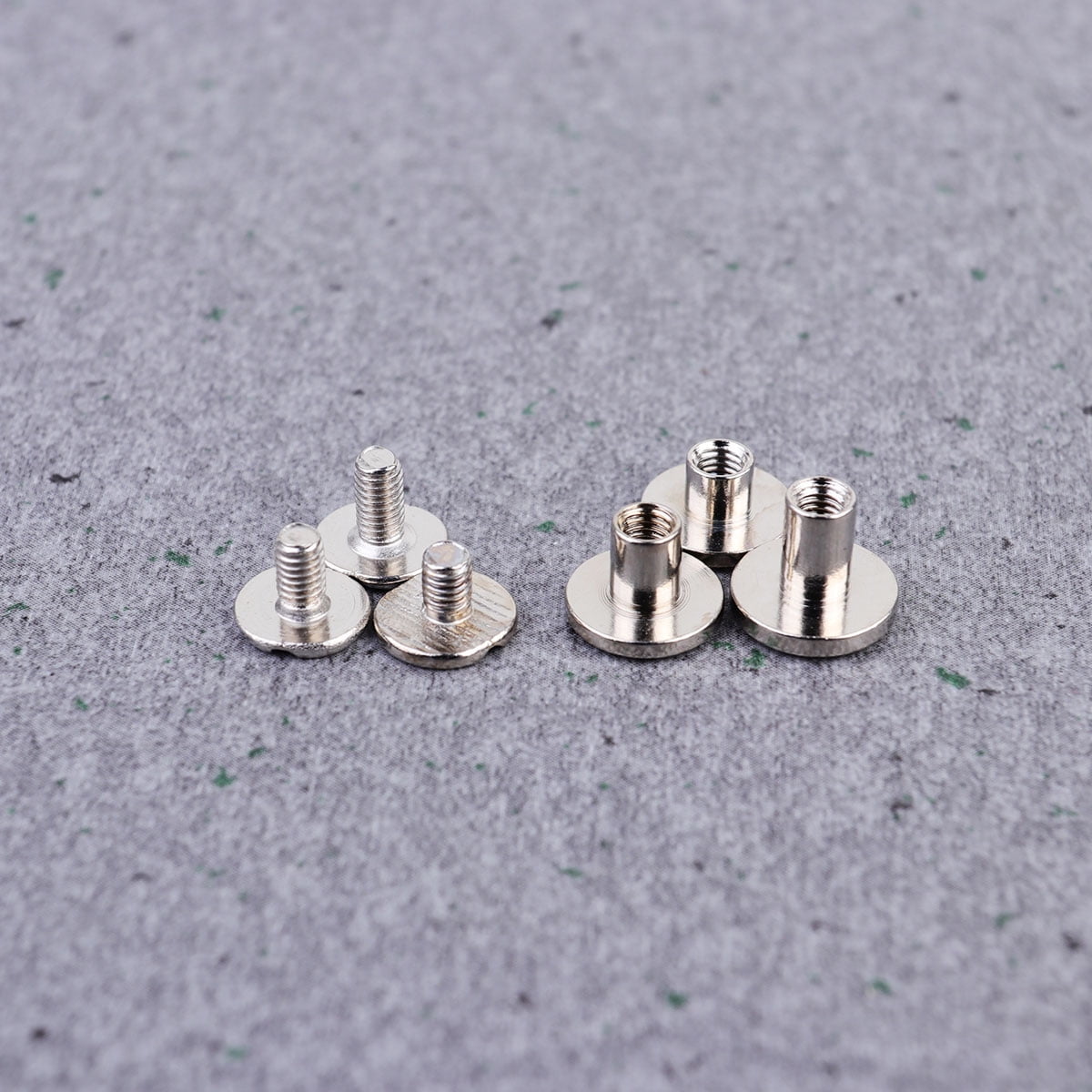 MLINS 30 Pcs Copper Flat Head Screws Flat Fastener Belt Harness Nail ...