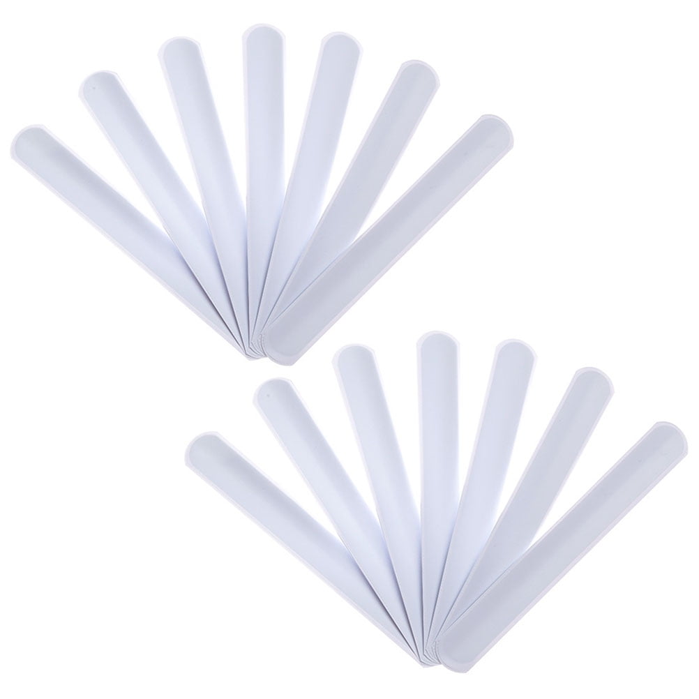 MLINS 30 Pcs DIY Pat Bracelet with Graffiti White Ring Versatile ...