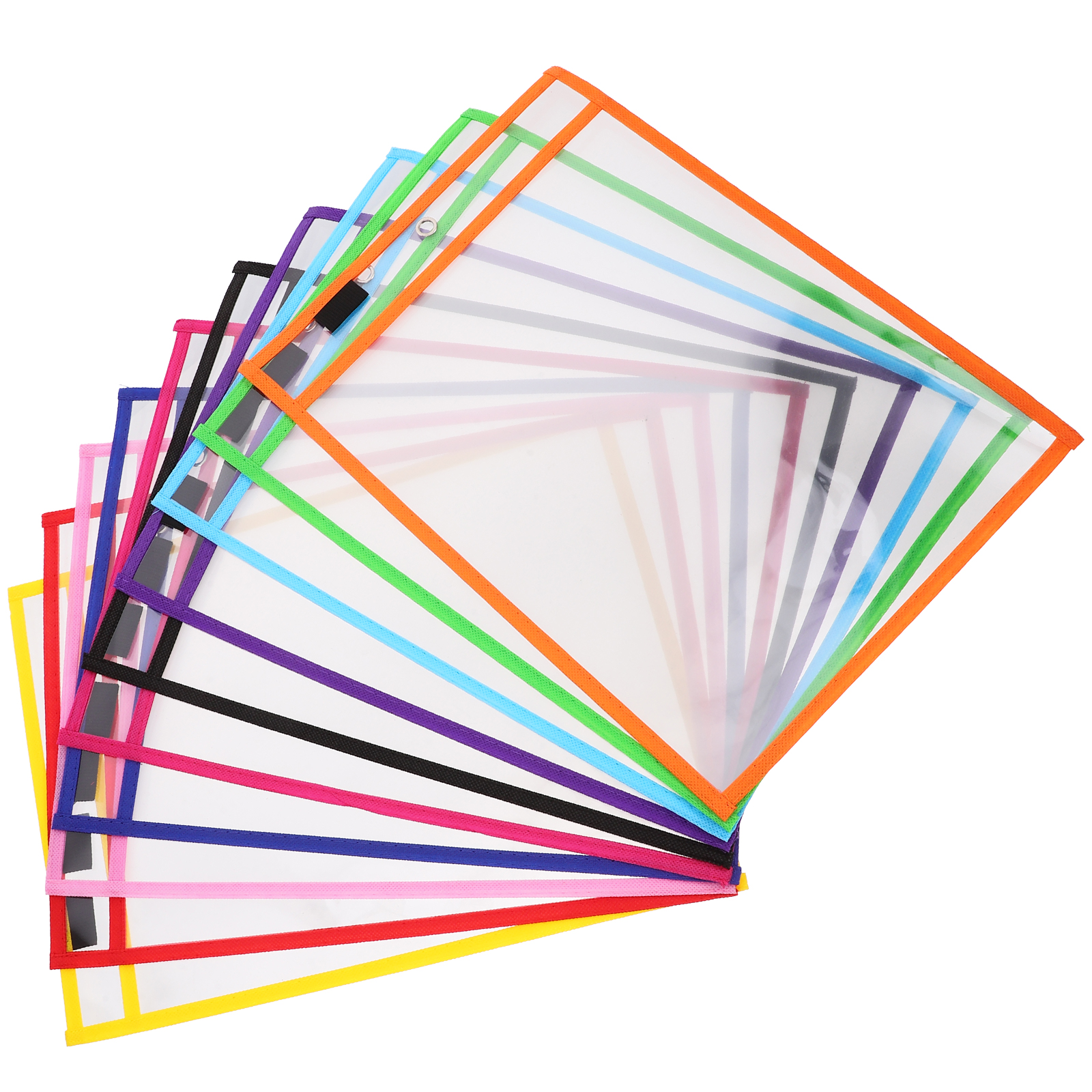 MLINS 30 Pcs Dry Erase Pockets Reusable Sleeves Clear Office - Walmart.com